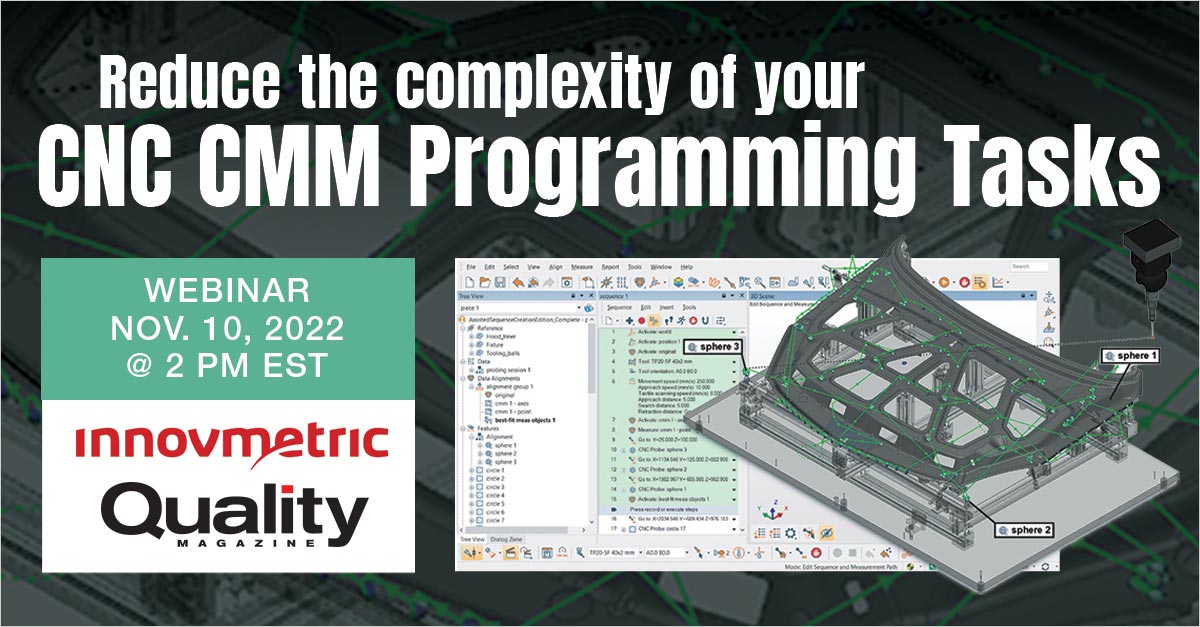 Reduce the Complexity of Your CNC CMM Programming Tasks Registration