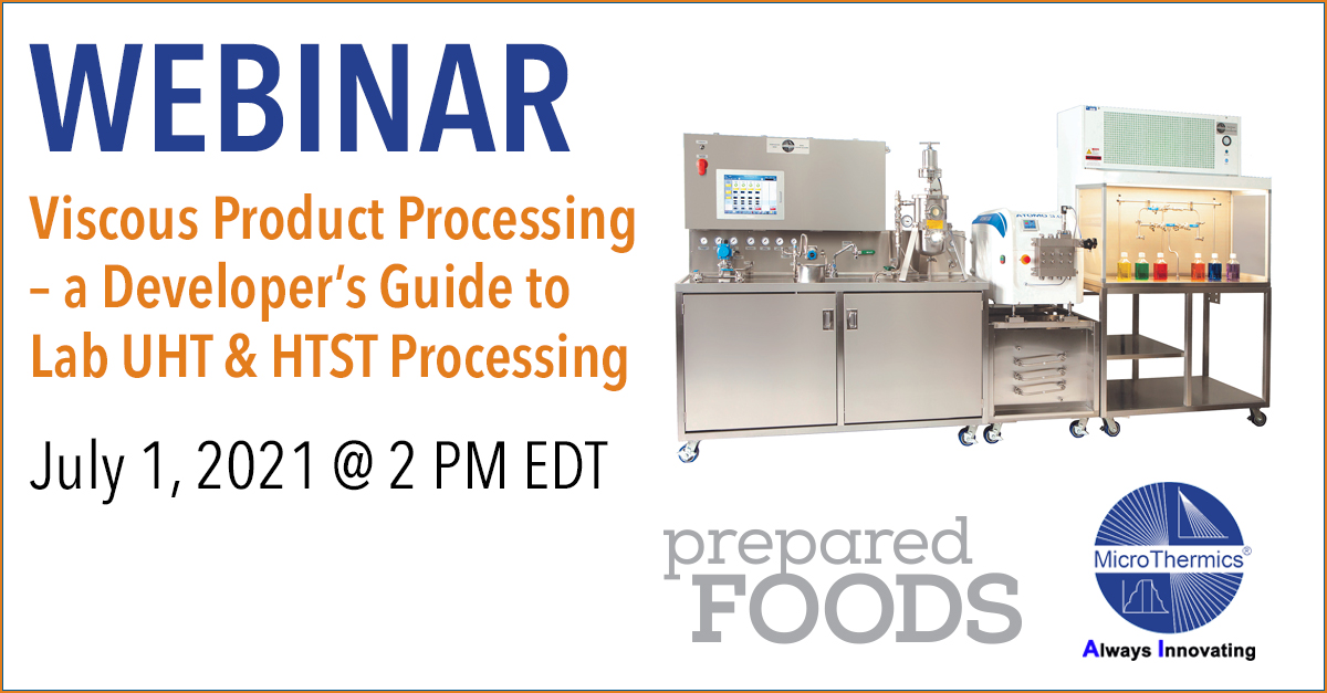 Viscous Product Processing – a Developer’s Guide to Lab UHT & HTST ...
