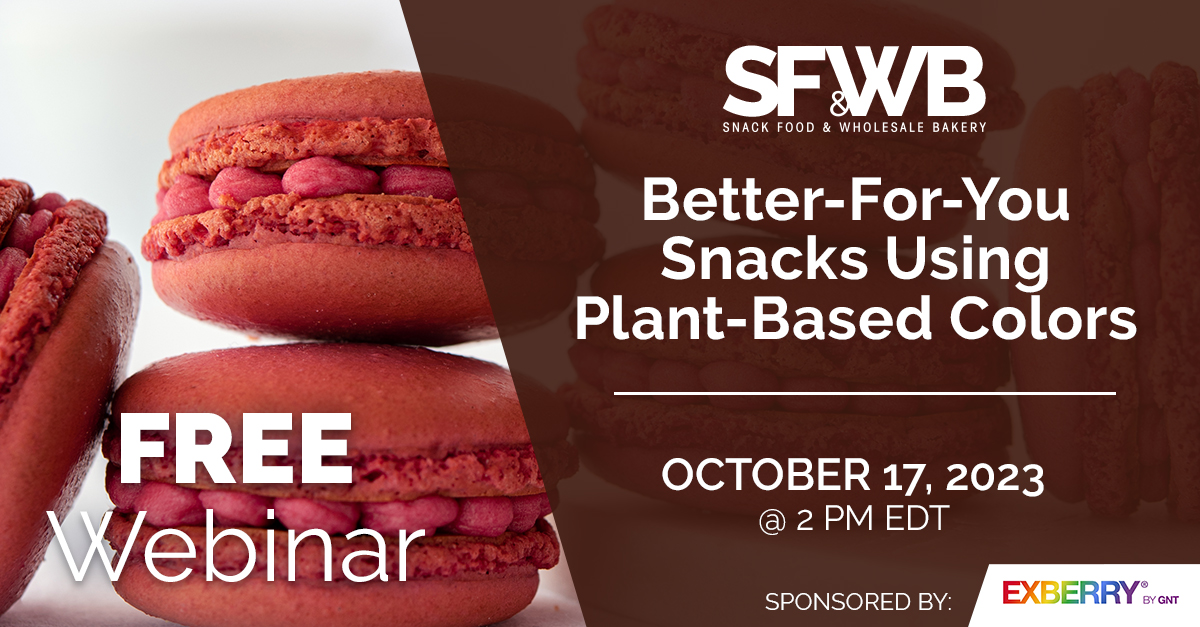 Better-For-You Snacks Using Plant-Based Colors Registration